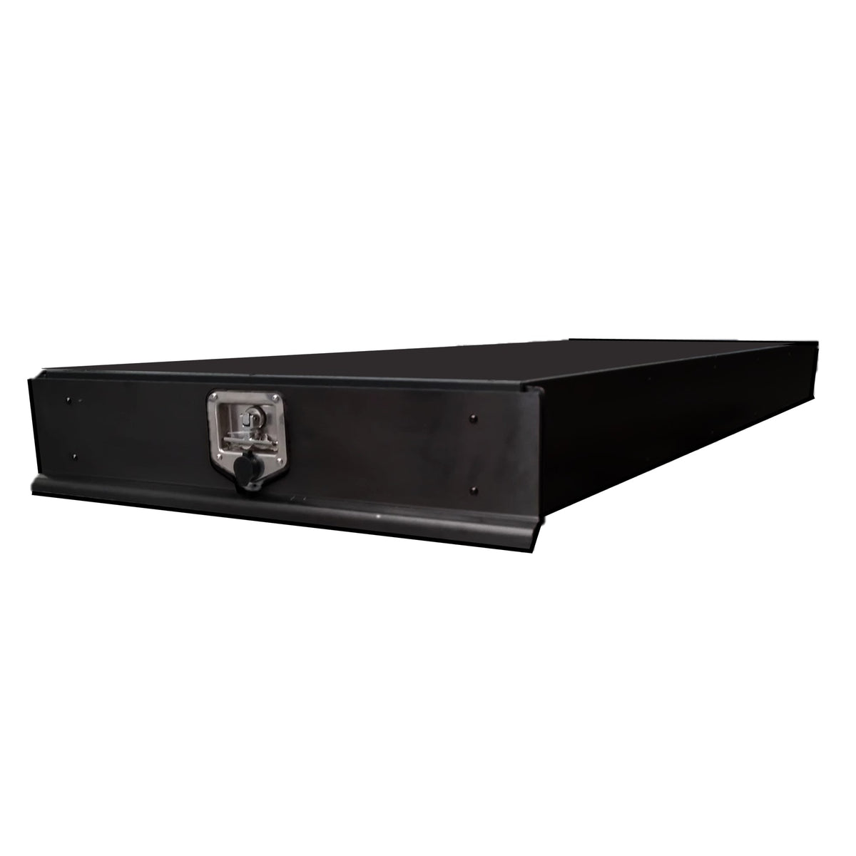 Under Tray Trundle Drawer – 1500 mm Black Steel Box | Robusto