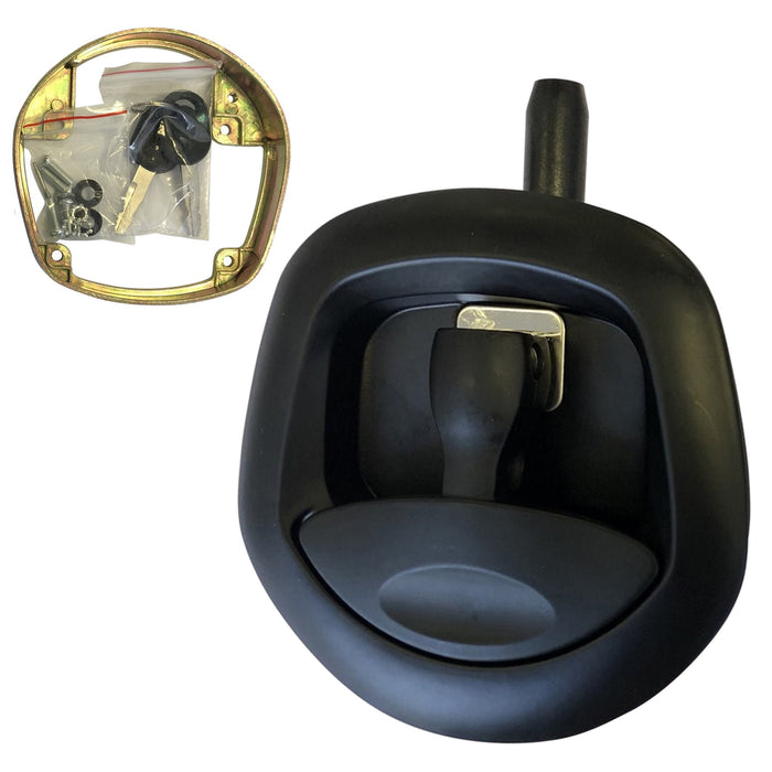 Heavy-Duty Whale Tail Compression Lock Black Handle | Robusto